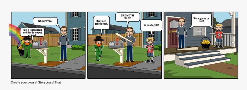 First Person Point Of View Comic Strip