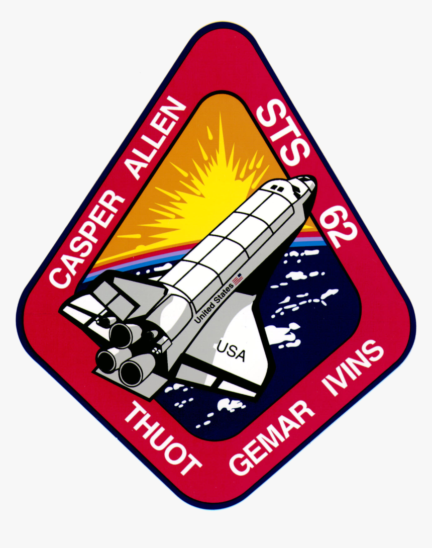 Sts 62 Patch, HD Png Download , Transparent Png Image - PNGitem