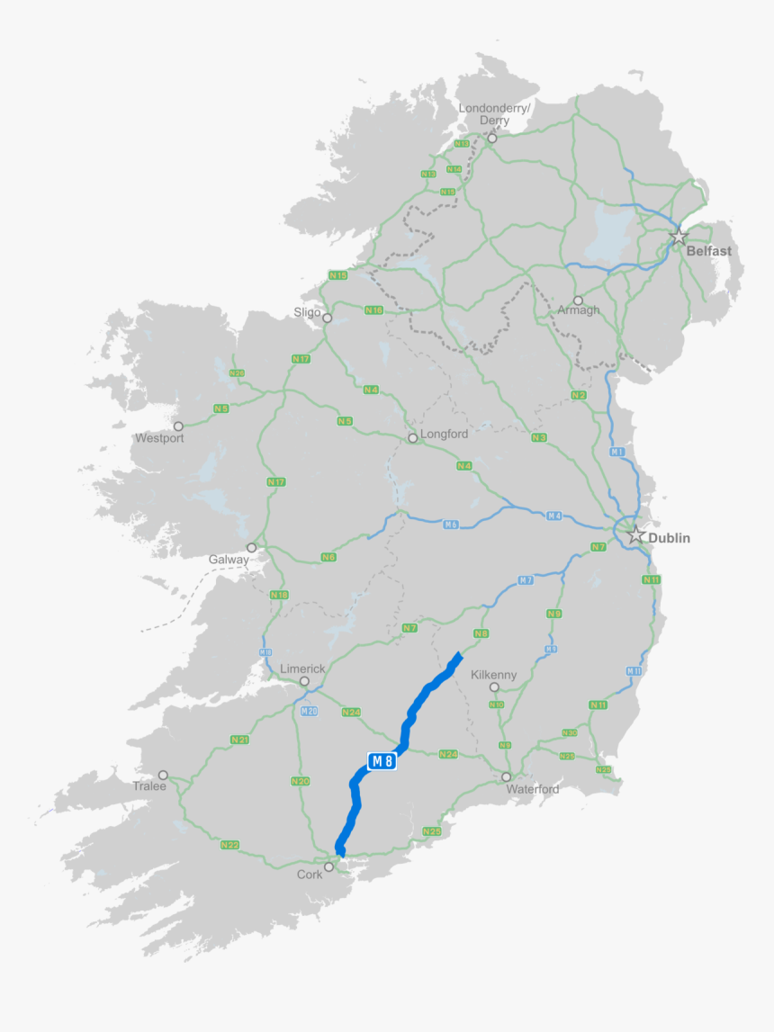 Map Of Ireland, HD Png Download , Transparent Png Image - PNGitem