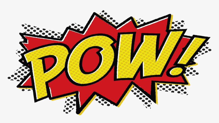 Words Transparent Hero - Comic Clipart, HD Png Download , Transparent ...