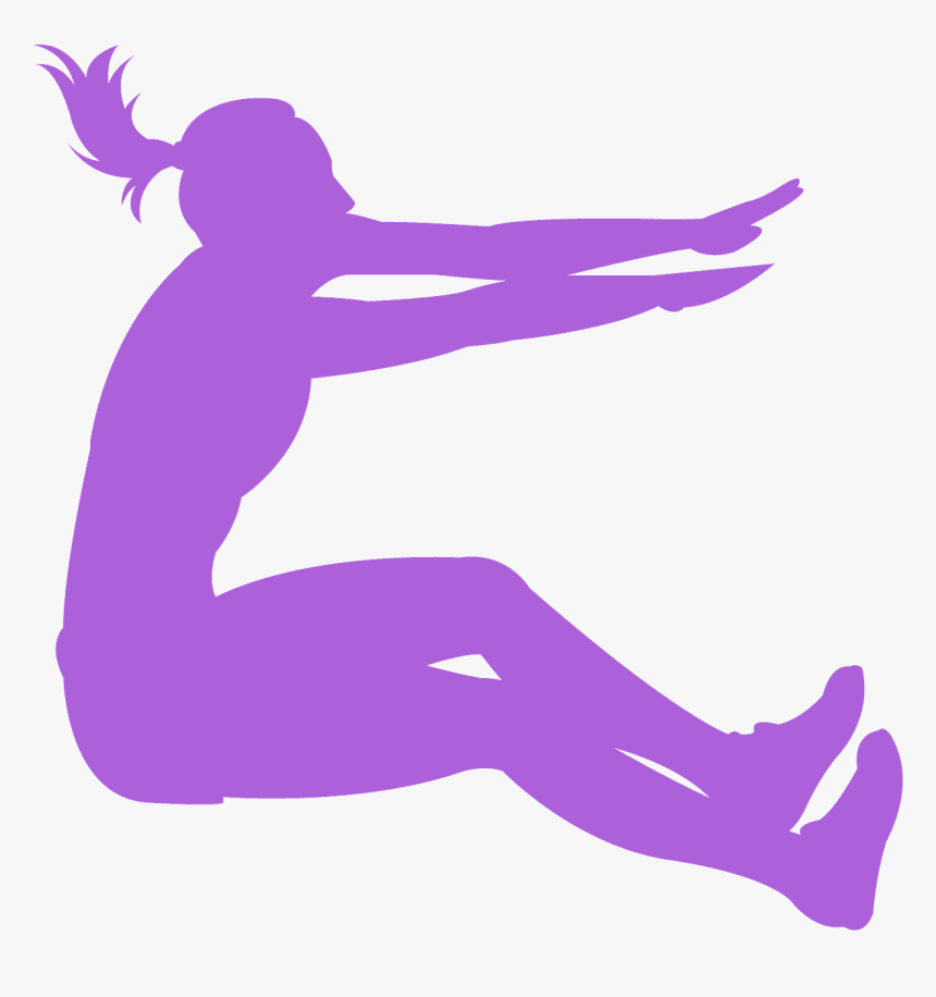 Long Jump Silhouette, HD Png Download , Transparent Png Image - PNGitem
