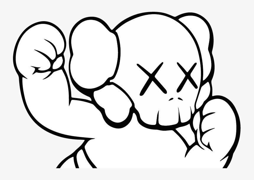 Transparent Homework Clip Art - Easy Kaws Drawing, HD Png Download ...