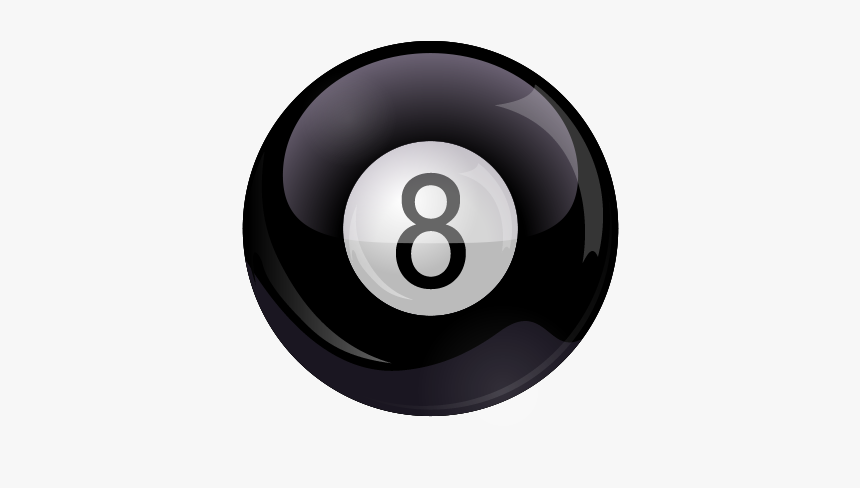 8 - Billiard Ball, HD Png Download , Transparent Png Image - PNGitem