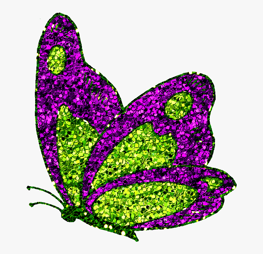 Glitter Butterfly Clipart, HD Png Download , Transparent Png Image ...