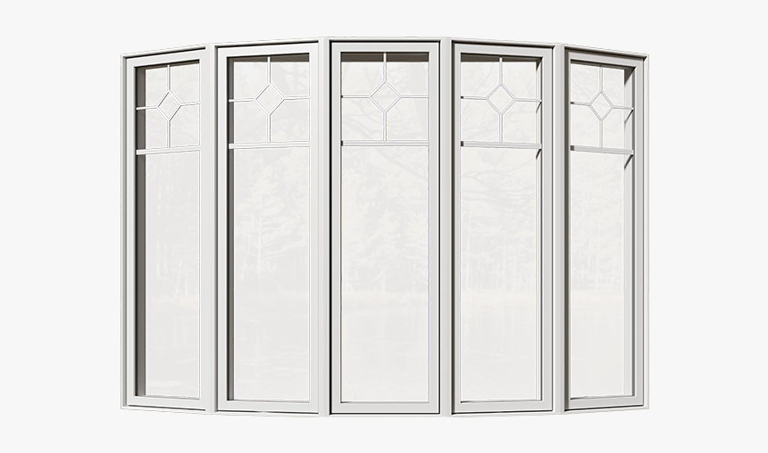 A Closed Bay Window From The Front - Wardrobe, HD Png Download ...