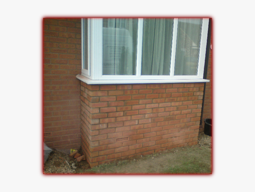 Adding A Bay Window To A Garage Conversion, HD Png Download ...