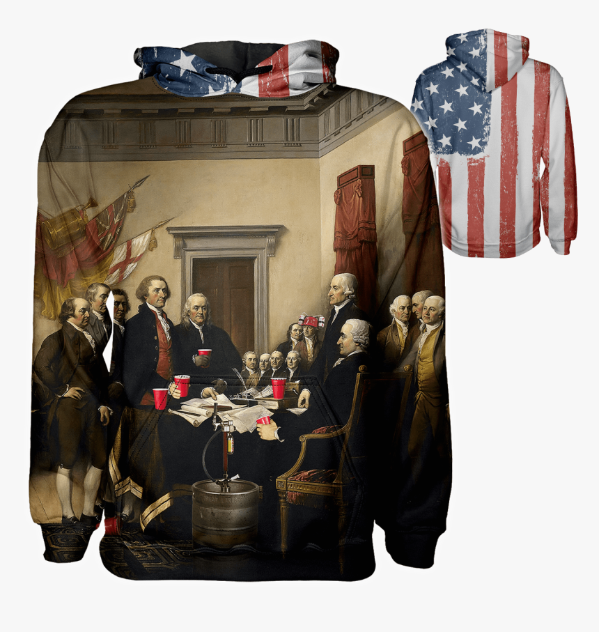 Transparent Party Flag Png - Signing Of The Declaration Of Independence ...