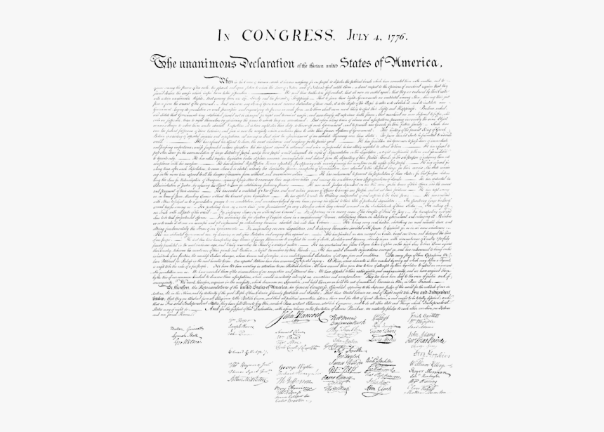 Declaration Of Independence Png, Transparent Png , Transparent Png ...