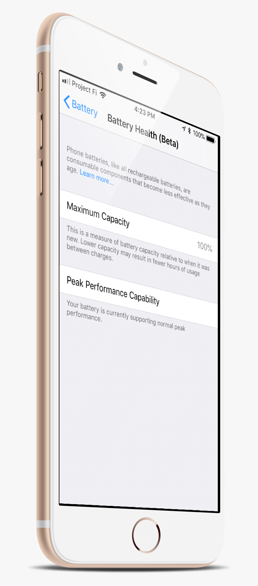 Battery Health In Ios - Mobile Phone, HD Png Download , Transparent Png ...