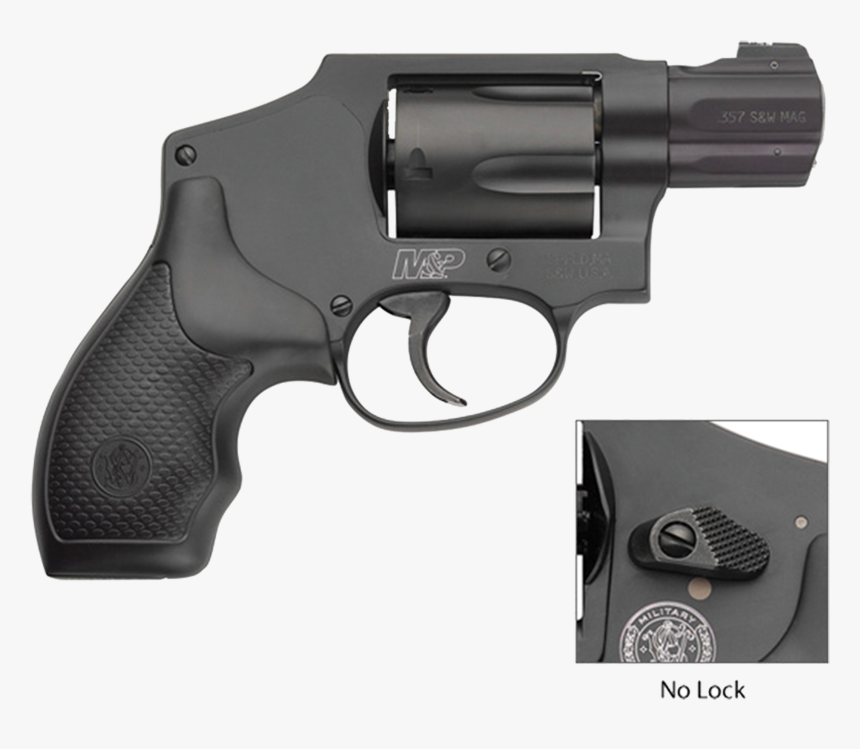 Smith & Wesson M&p340 No Internal Lock Revolver - Snub Nose 357 ...
