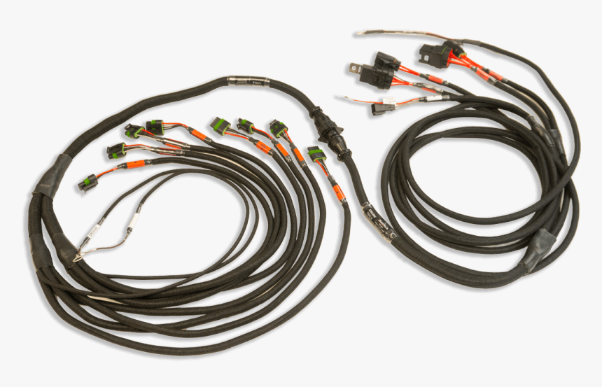Pro550/600 V8 Smart Coil Harness - Wiring Fueltech, HD Png Download ...