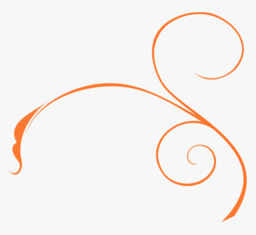 Line Designs Swirls Png - Background Orange Swirl Png, Transparent Png ...