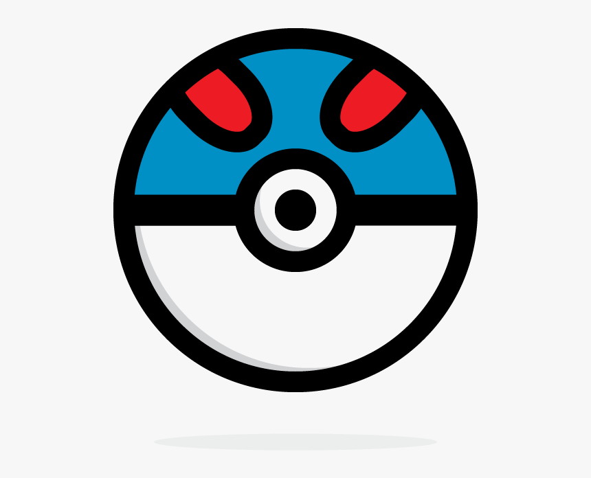 Transparent Great Ball Png - Transparent Pokeball Great Ball, Png ...