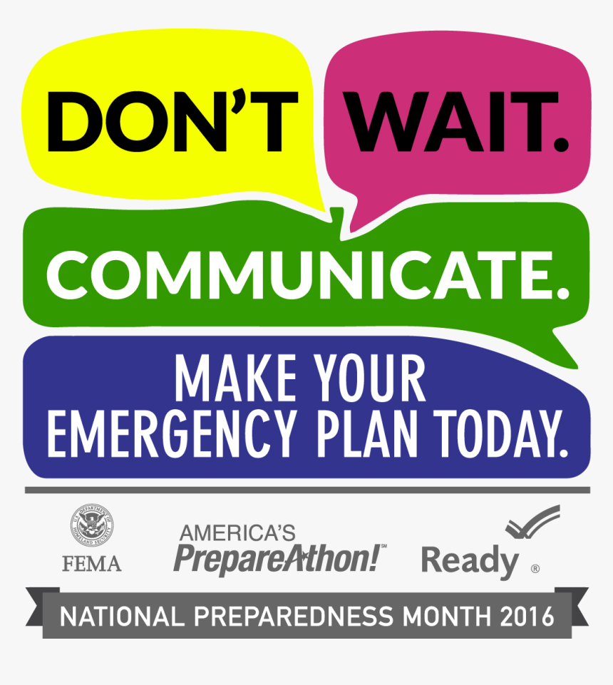 National Disaster And Preparedness Month, HD Png Download , Transparent ...