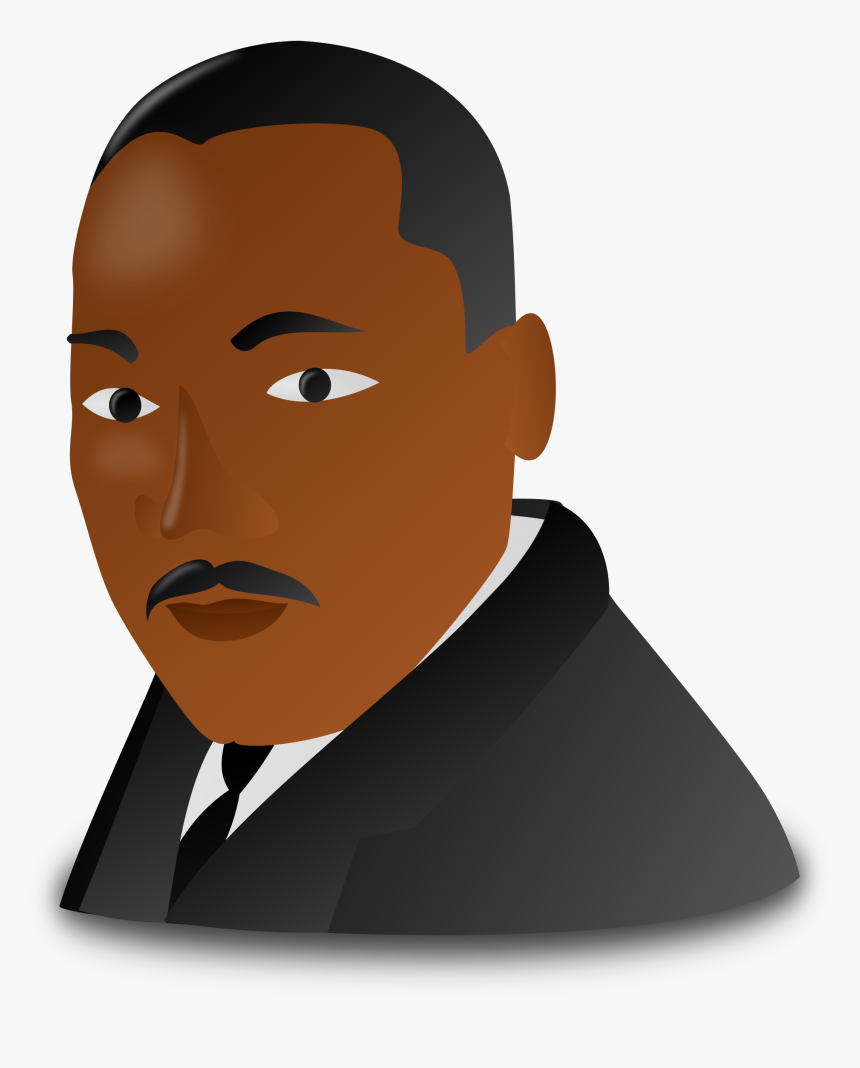 Transparent African American Png - Martin Luther King Jr Clipart, Png ...