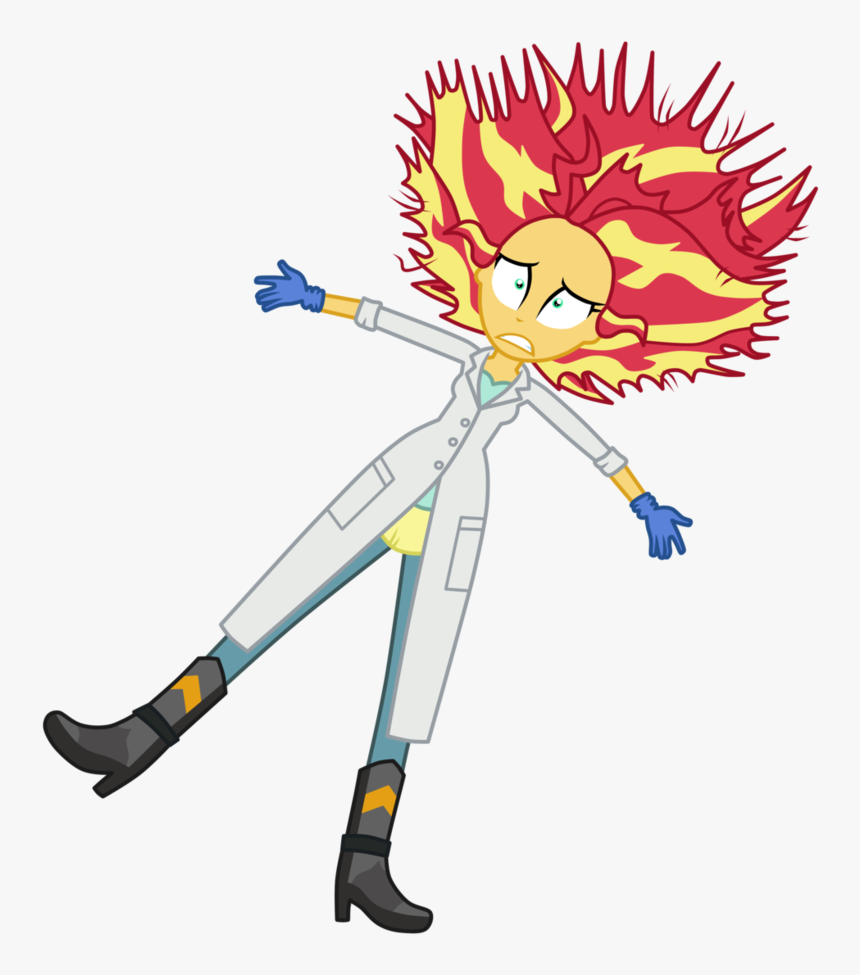 Sunset Shimmer Friendship Games Falling, HD Png Download , Transparent ...