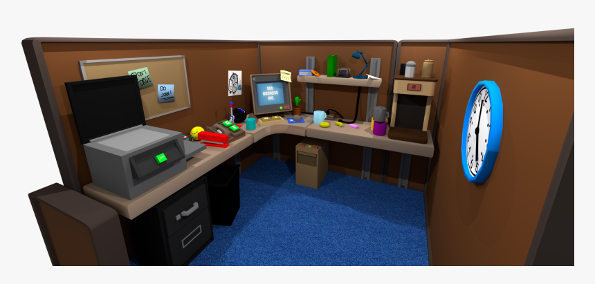Office From Job Simulator, HD Png Download , Transparent Png Image ...