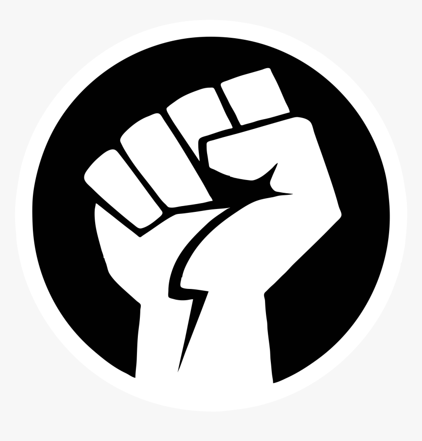 Clip Art Collection Of Free Transparent - Black Power Fist Png, Png ...