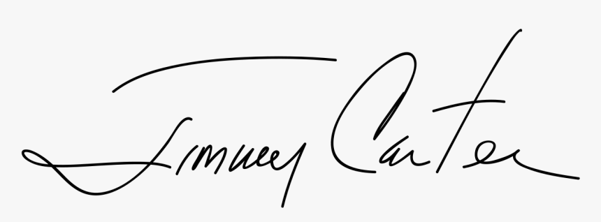 Jimmy Carter In Cursive, HD Png Download , Transparent Png Image - PNGitem