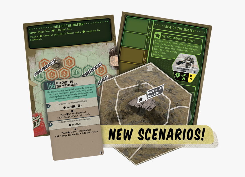 Fallout New California Board Game Scenarios, HD Png Download ...
