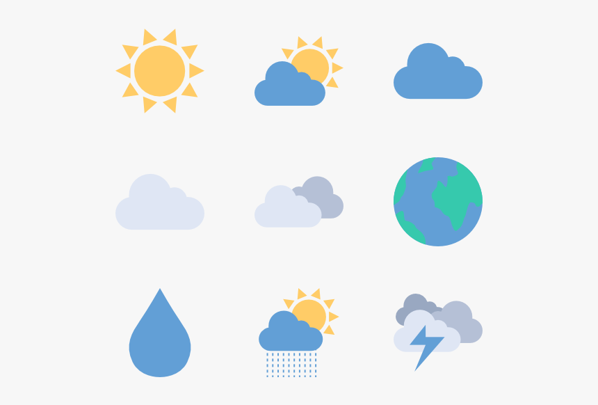 Weather Png Transparent - Weather Icons Png Transparent, Png Download ...