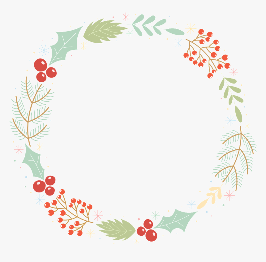 Christmas Wreath Christmas Cartoon Transparent - Christmas Wreath ...