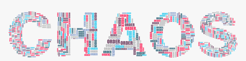 Chaos Order Clip Arts - Chaos Word Art Png, Transparent Png ...
