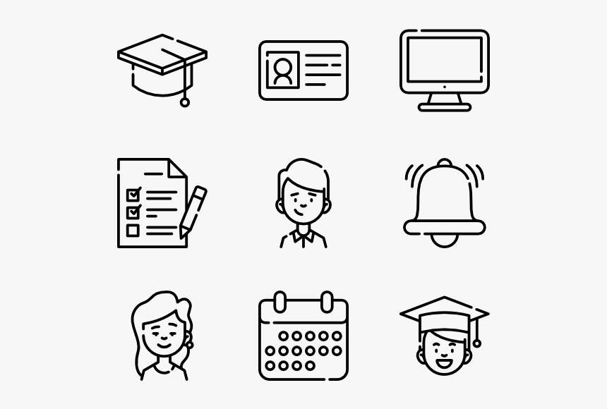 University - School Icon Vector Png, Transparent Png , Transparent Png ...