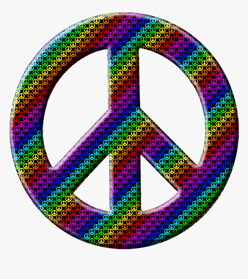 Peace Sign Peace Hippy Png Image - Hippie Photo Booth Prop, Transparent ...