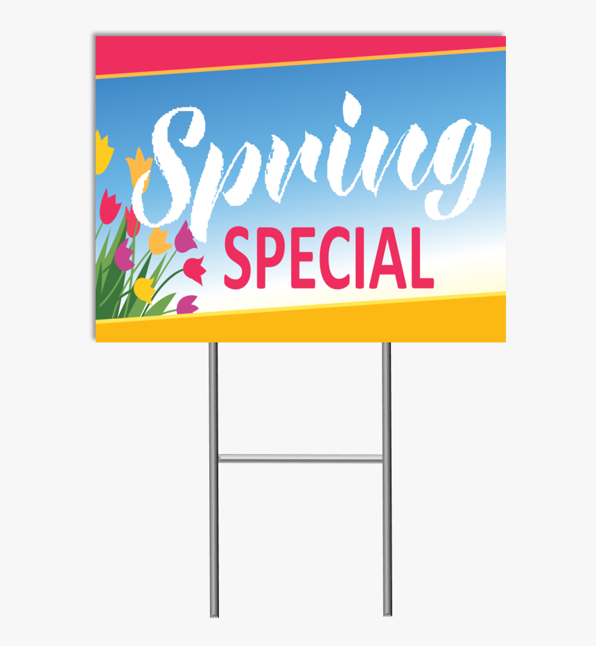 Spring Special Yard Sign - Spring Special Sign, HD Png Download ...