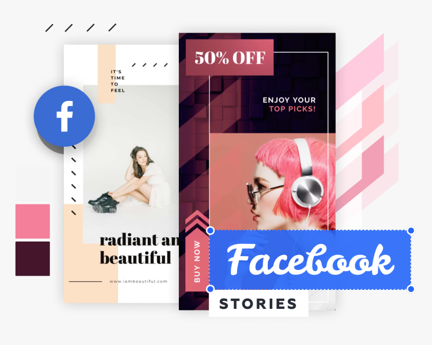 Cool Facebook Stories Examples - Flyer, HD Png Download , Transparent ...