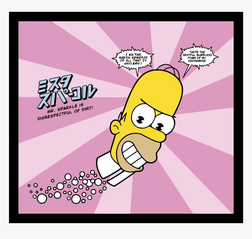 Simpsons Mr Sparkle Drawing, HD Png Download , Transparent Png Image ...
