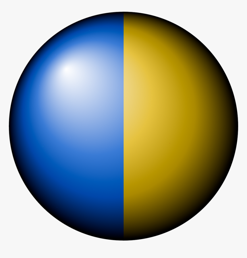 Blue-gold Pog - Circle, HD Png Download , Transparent Png Image - PNGitem