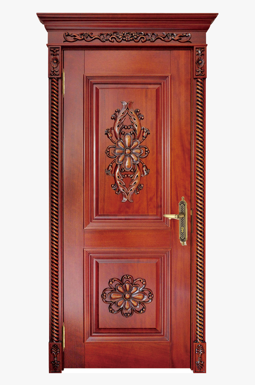 Wooden Door W4006 Home Door- - Home Door, HD Png Download , Transparent ...