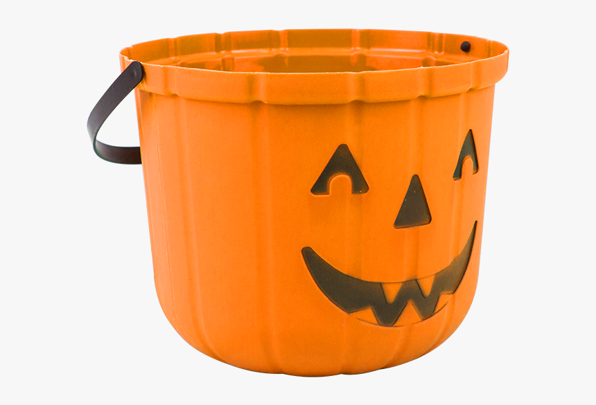 Halloween Pumpkin Bucket - Transparent Pumpkin Bucket Png, Png Download ...