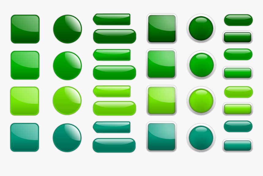 Button, Icon, Oblong, Square, About, Green - Button Icon Icon Square ...