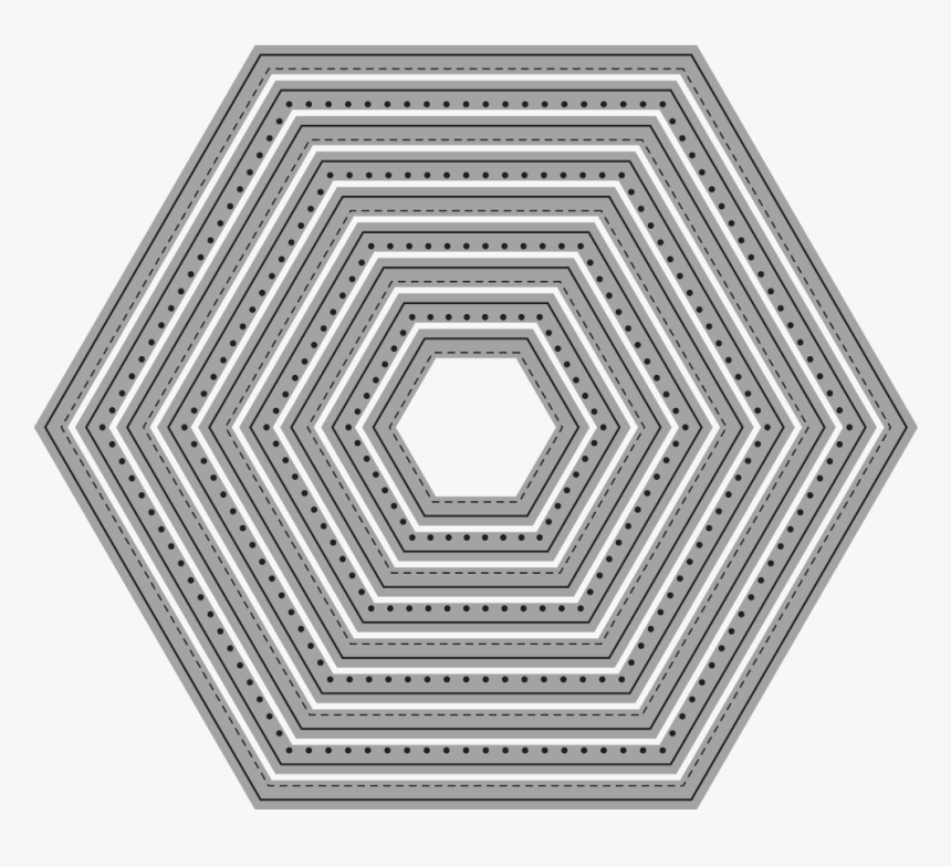 Stitched Hexagons - Transparent Fading Photoshop Effect Png, Png ...