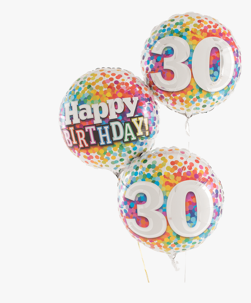 330 Rainbow Confetti Happy Birthday Trio, HD Png Download , Transparent ...