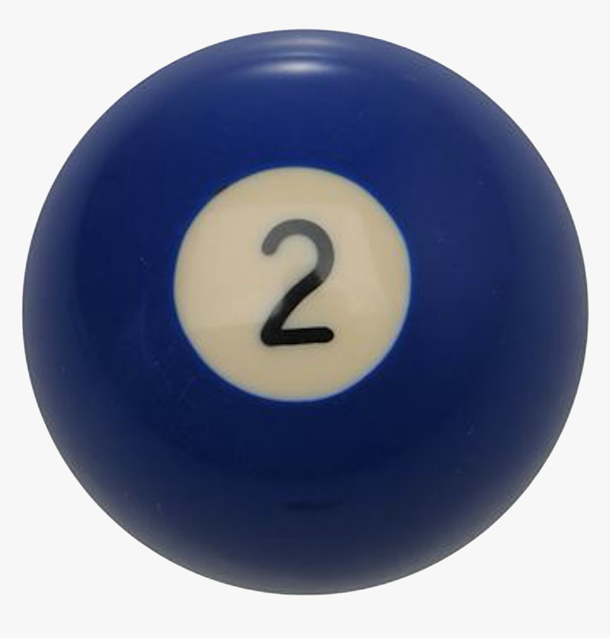 Blue Pool Ball - Billiard Ball, HD Png Download , Transparent Png Image ...