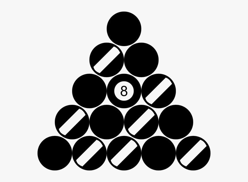 Nine Ball Pool Rack Clipart