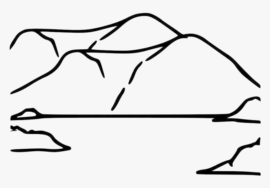Hill Colouring Pictures Of Clipart Black And White - Hill Clipart Black ...