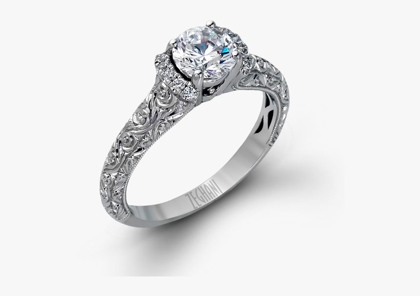 Engagement Rings With Scrollwork Zr1051 Engagement - Italian Scroll ...