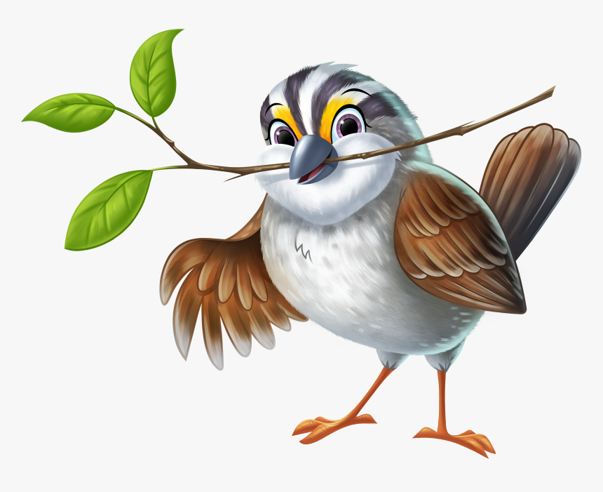 Flutter The Sparrow - Time Lab Vbs Animals, HD Png Download ...