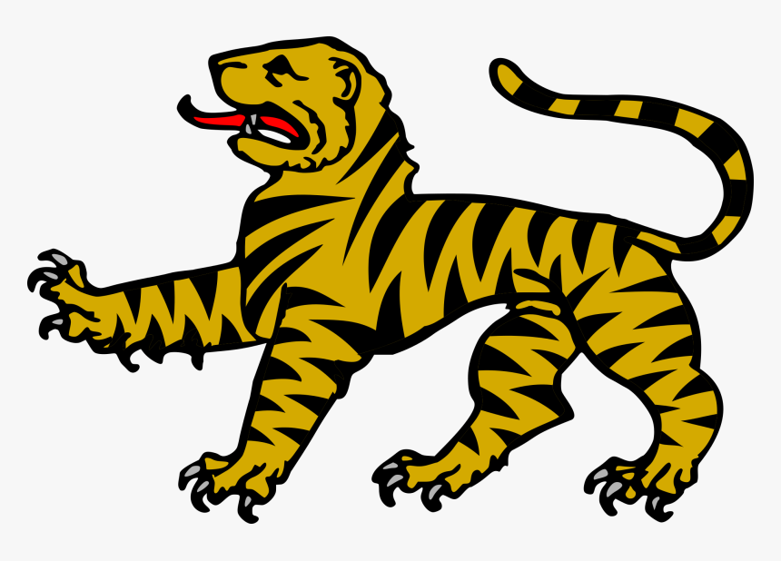 Tiger - Tiger Heraldry, HD Png Download , Transparent Png Image - PNGitem