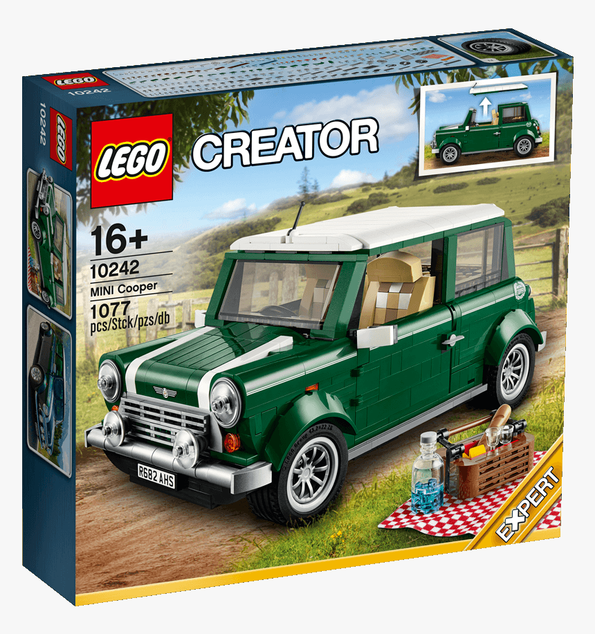 Lego 10242 Mini Cooper , Png Download - Lego Creator Set Mini Cooper ...