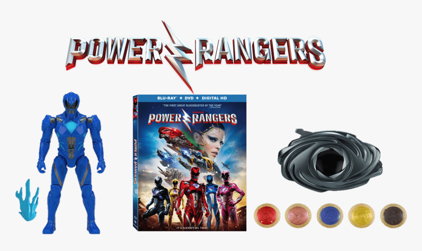 Saban S Power Rangers 2017 Dvd , Png Download - Power Rangers 2017 Blu ...