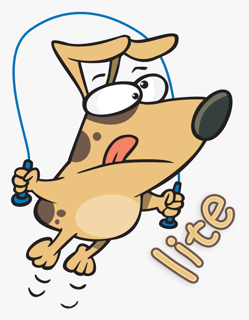 Dog Jumping Rope Clipart , Png Download - Jump Dog Clip Art ...