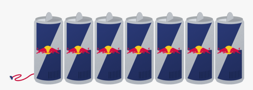 Red Bull Can Cartoon, HD Png Download , Transparent Png Image - PNGitem