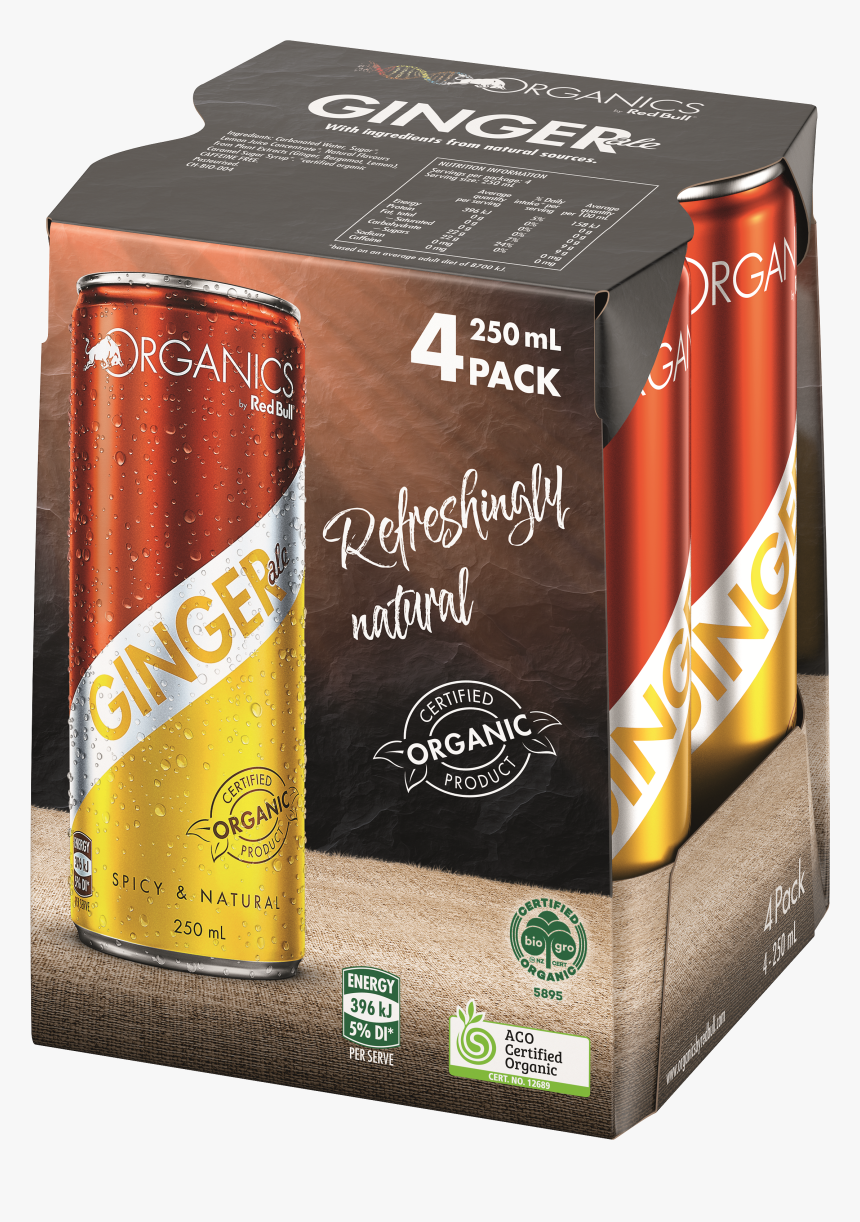 Organics By Red Bull 4 Pack, HD Png Download , Transparent Png Image ...