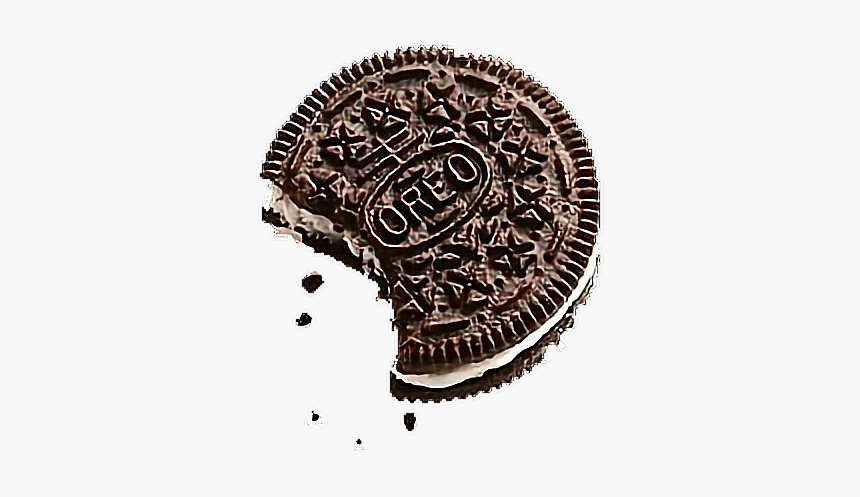 #oreo #cookie #galleta - Oreo With A Bite, HD Png Download ...